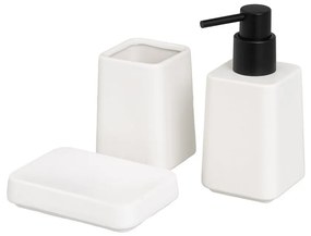 Bílá keramická sada doplňků do koupelny – Casa Selección