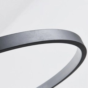 Toolight - Ring 30-40-50, LED závěsné svítidlo + dálkové ovládání APP752-30-40-50, černá, OSW-08889