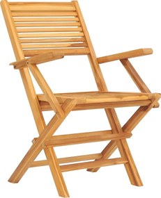 vidaXL Skládací zahradní židle 2 ks 55x62x90 cm masivní teakové dřevo [362762]