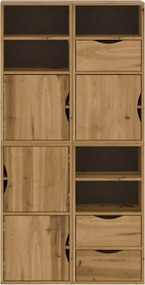 Boční skříňky 4 ks "ODDA" 40x24x79 cm Borovicový masiv 3365350