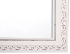 Nástěnné zrcadlo v bílém rámu 50 x 130 cm MAULEON Beliani