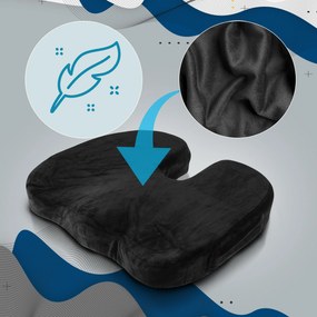 Ergonomisches sedací polštář V2 – černá