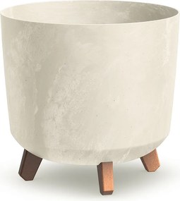 PRO Květináč GRACIA TUBUS BETON EFFECT 29,8 cm pískový