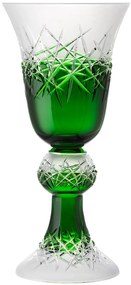 Váza Hoarfrost, barva zelená, výška 505 mm