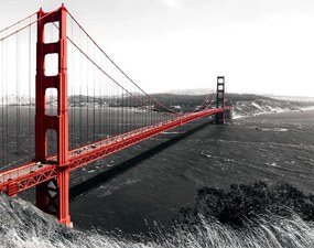 Postershop Fototapeta: Golden Gate Bridge (1) - 254x368 cm