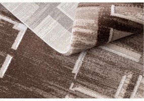 Luxusní kusový koberec akryl Don hnědý 80x300cm