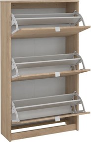 Výklopný botník v dekoru dubu v přírodní barvě 70x124x24 cm Shoes – Tvilum