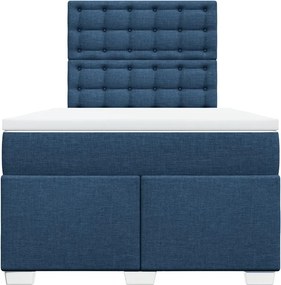 Box spring postel s matrací černá 120x190 cm textil 3290447