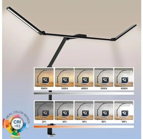 LED Stmívatelná flexibilní stolní lampa LED/36W/230V 3000-6500K CRI 92 černá