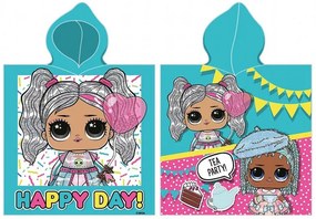 Carbotex Pončo L.O.L. Surprise Happy Day 55x110 cm