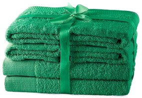 Set ručníků AmeliaHome Amary zelené