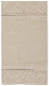 Pip Studio Soft Zellige froté ručník 55x100cm, khaki (Vysokogramážové velmi kvalitní froté)