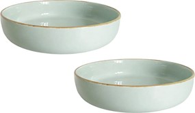 Sinsay - Puntíkované misky s okrajem 2 pack - zelená