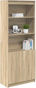 Skříň highboard dub sonoma 70 x 35 x 180 cm kompozitní dřevo 3328473