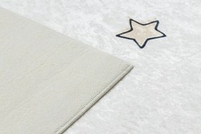 Dywany Łuszczów, Dětský kusový koberec Bambino 1278 Space rocket cream, 80x150, vícebarevná, dětský pokoj