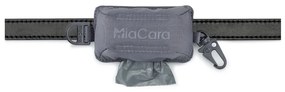 Zásobník na sáčky s karabinou MiaCara Sacchetto antracit 12 x 7 x 4,5 cm