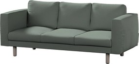 Potah na pohovku IKEA Norsborg 3-místná barva zelená látka pletený vzor