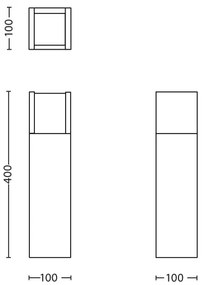 Philips 16462/93/16 - LED Venkovní lampa MYGARDEN ARBOUR LED/6W/230V IP44