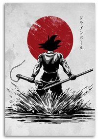 Obraz na plátně Anime Manga Samuraj - 80x120 cm