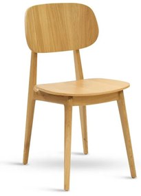 Stima Dřevěná jídelní židle BUNNY masiv | Odstín: dub