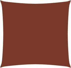 vidaXL Stínící plachta oxfordská látka čtvercová 7 x 7 m [135088] Barva: Cihlová