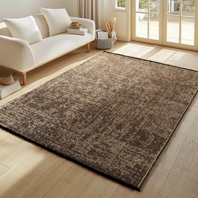 Ayyildiz, Kusový koberec Space 1900 brown, 80x150, hnědá, chodba / předsíň