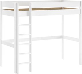 Bílá vyvýšená dětská postel s roštem 90x200 cm Primo – Vipack