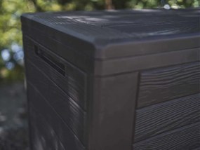 Zahradní box WOODEBOX 280 l - tmavě hnědá 116 cm PRMBWL280-440U