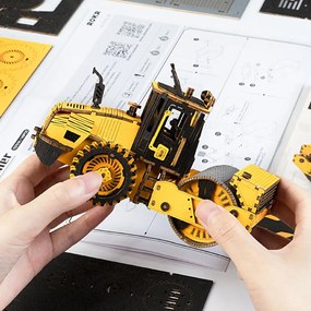 ROBOTIME Rokr 3D dřevěné puzzle Silniční válec 149 ks