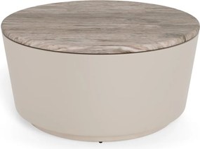 ACTONA Konferenční stolek CANGAS šedý ⌀80 cm