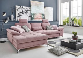 XXXLutz ROHOVÁ SEDAČKA, textil, šeříková Sit & More - Sedací soupravy - 000144005514