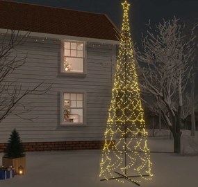 vidaXL Vánoční stromek kužel 3 000 ch LED diod 230 x 800 cm [343515] Barva: Teplá bílá