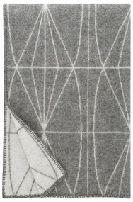Vlněná deka Kehrä 130x180, šedá