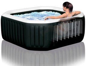 Intex | Vířivý bazén Pure Spa - Jet & Bubble Deluxe HWS 6 + Solární sprcha UNO 35 l hliníková s LED světlem | 19900163