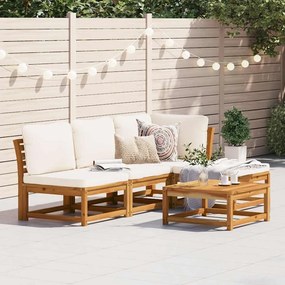 5dílná zahradní sedací souprava s poduškami masivní akácie 3214285