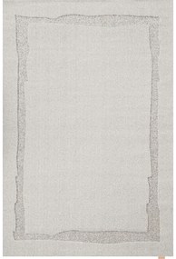 Světle šedý vlněný koberec 160x230 cm Morphic Rocca – Agnella