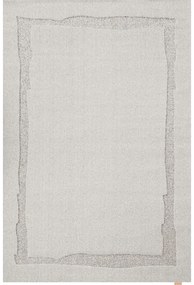 Světle šedý vlněný koberec 200x300 cm Morphic Rocca – Agnella