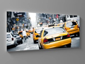 Liox XXL Obraz new yorkské žluté taxi Rozměr: 200 x 100 cm