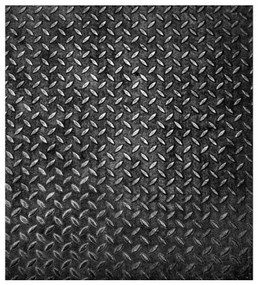DIMEX | Vliesová fototapeta na zeď Kovová platforma MS-3-0183 | 225 x 250 cm | černá