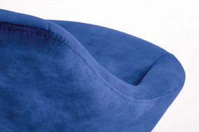 Barová židle- H102- Tmavě modrá