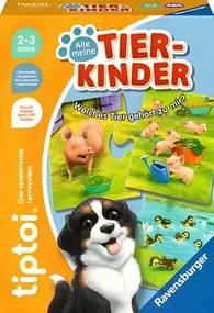 RAVENSBURGER Puzzle tiptoi Zvířata a jejich mláďata / Moje první puzzl