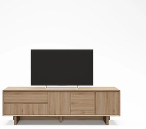 TV stolek v dekoru dubu v přírodní barvě 180x55x45 cm Carpi – Marckeric