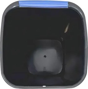 Belli e Forti odpadkový koš RECYCLING černý, modré víko / Odpadkový ko