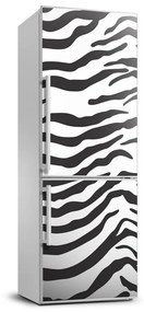 Wallmuralia Nálepka tapeta lednička do domu Zebra pozadí 60x180 cm