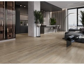 Mexen Casa Grande, vinylová podlaha 1240x182 mm SPC 6,5 mm, IXPE 1,5 mm, 4stranná V-drážka, dub, F1014-1240-182-505-4V1-01