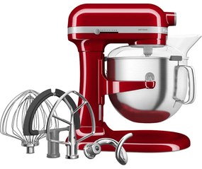 KitchenAid Artisan kuchyňský robot se zvedací mísou 6,6 l, královská červená, 5KSM70SHXEER