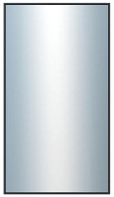 DANTIK - Zarámované zrcadlo - rozměr s rámem cca 50x90 cm z lišty Hliník černá | P02-021 (7002021)