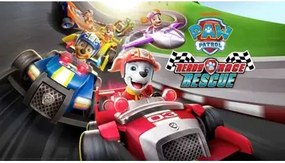 SPIN MASTER Tlapková patrola Závodní auto Race  Go Deluxe Rubble / Nat