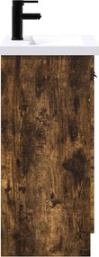 Sada koupelnového nábytku Kouřový dub 78,5 x 37,5 x 81 cm 3404159