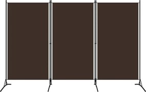 vidaXL 3dílný paraván 260 x 180 cm [320734] Barva: Hnědá